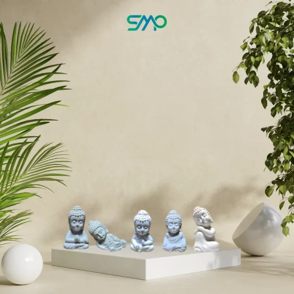 Small Buddha Toys Combo (Set of 5) | SMP - Sri Maha Plants